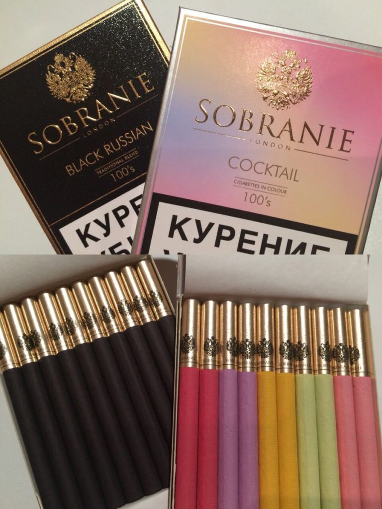 СИГАРЕТЫ SOBRANIE - BLACK RUSSIAN 100S в наличии! - Табакерка на просеке